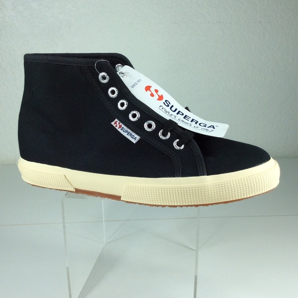 Superga | Shoes | Superga Hightop 2795 Cotu Black Trainers | Poshmark
